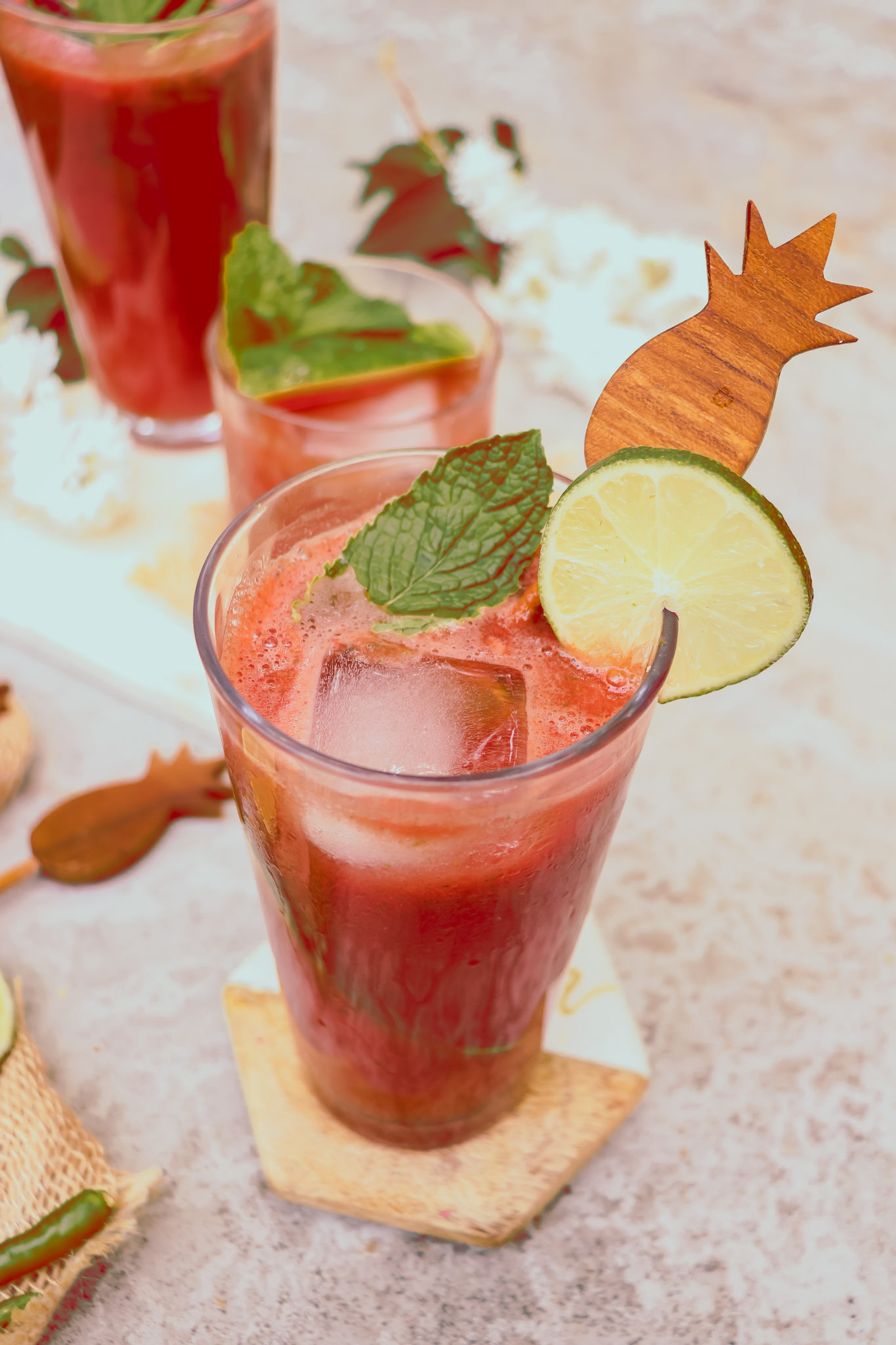 Chili Watermelon Agua Fresca- Summer Mocktail - Myriad Musings