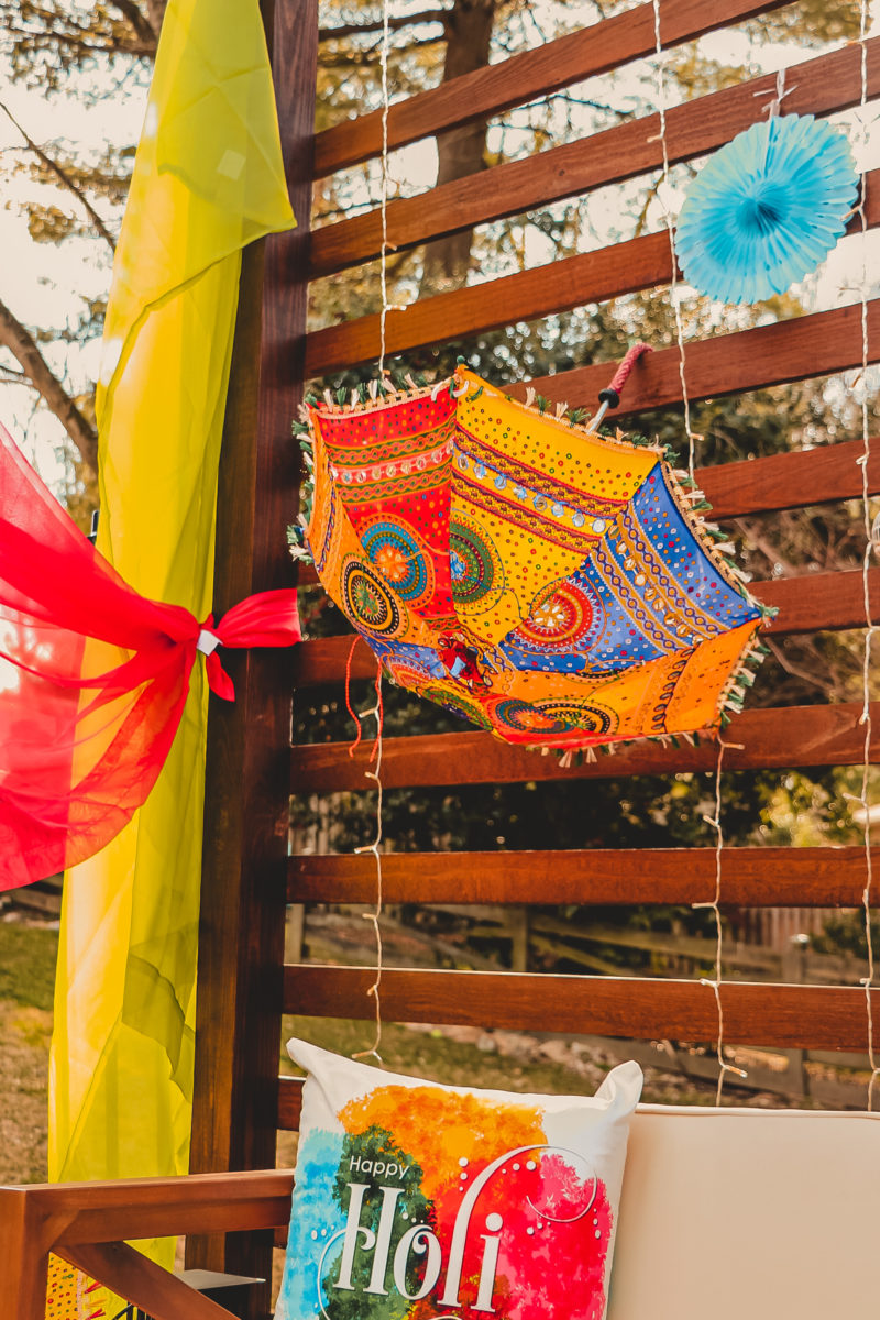 Holi In My Backyard / DIY Holi Decoration - Myriad Musings