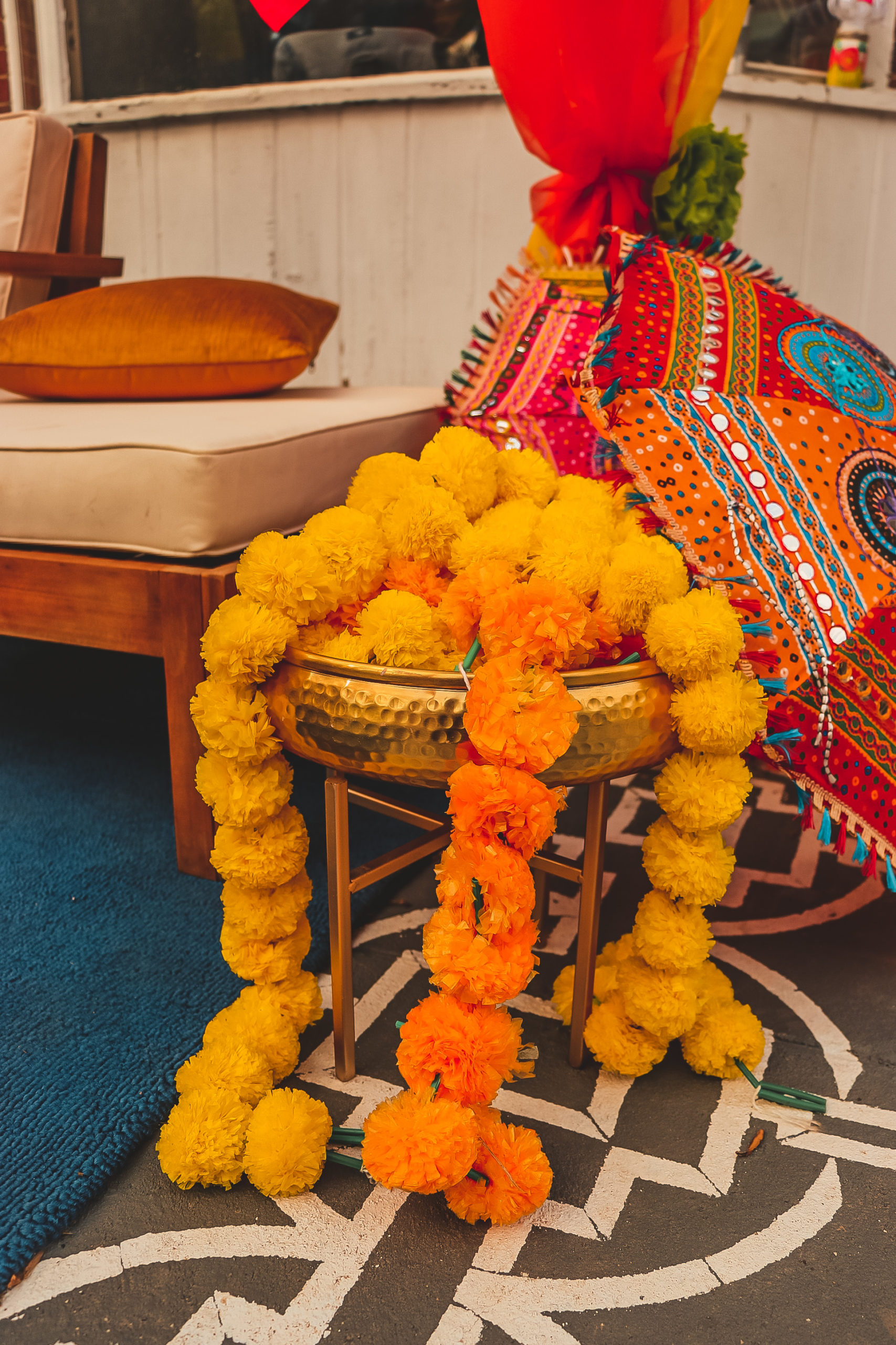 Holi In My Backyard / DIY Holi Decoration - Myriad Musings